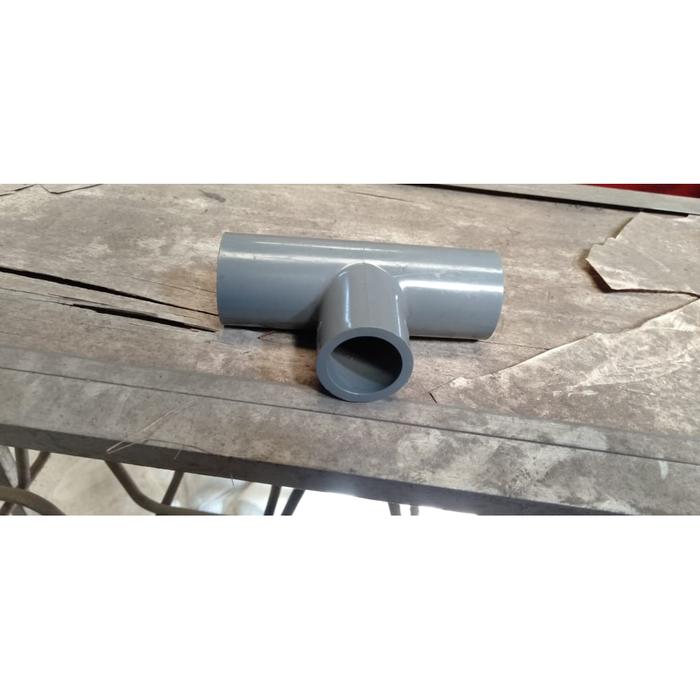Jual Tee Pvc 3/4" x 1/2" / Pvc Tee 3/4" x 1/2" / Fitting Pipa 3/4" x 1/ ...