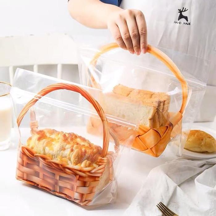 Jual kantong plastik roti tawar donat Zipper bag bread toats - Jakarta ...