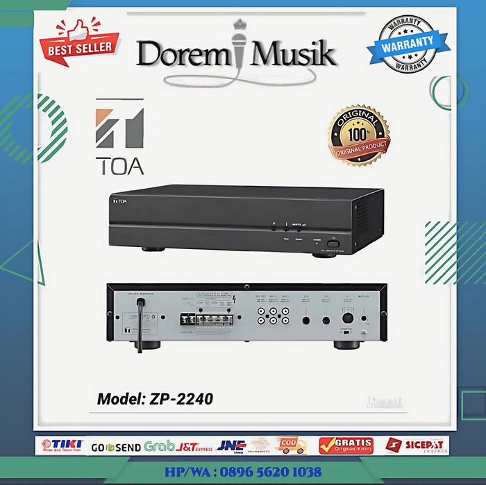 Jual Power Amplifier TOA Zp 2240 Original - Jakarta Pusat - Doremi.Musik | Tokopedia