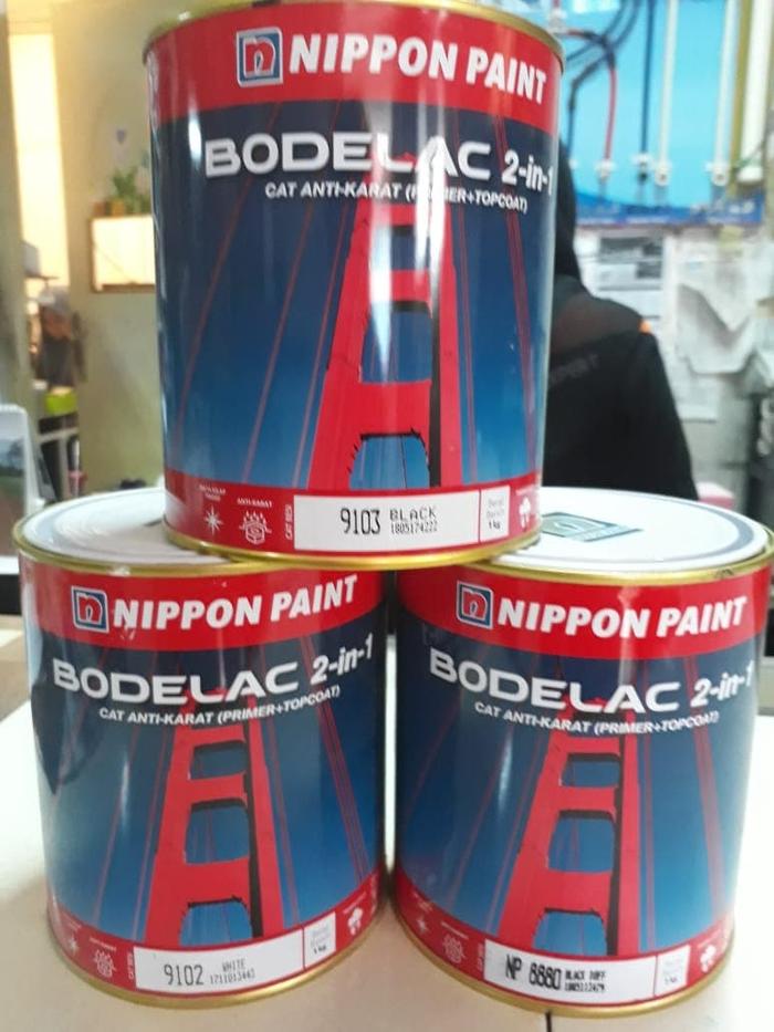Jual Nippon Bodelac Cat Besi Anti Karat Nippon Paint Bodelac 2 in1 1KG ...