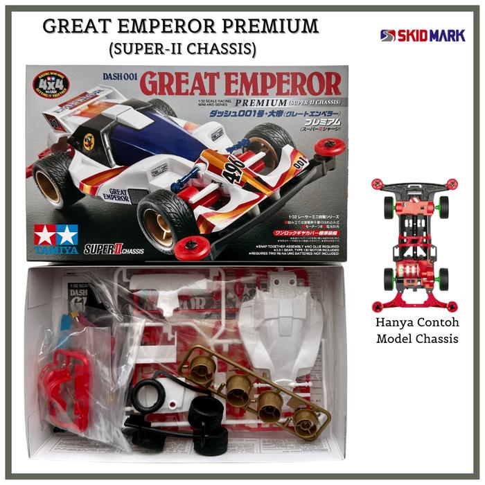 Jual Tamiya Mini 4WD - Great Emperor Premium Super II Chassis (ORIGINAL ...