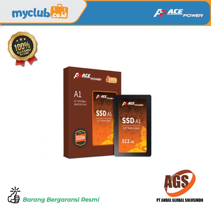 Jual Ace Power SSD A1 512VD SATA 512GB - Jakarta Utara - Myclub | Tokopedia