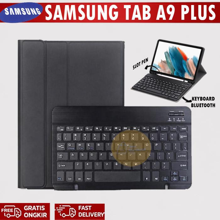 Jual Samsung Galaxy Tab A9+ A9 PLUS X210 Slim Keyboard Bluetooth Flip ...