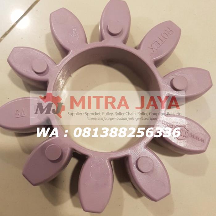 Jual RUBBER COUPLING ROTEX GR 75 ( KARET KOPLING ROTEX ) ELEMEN ELEMENT ...