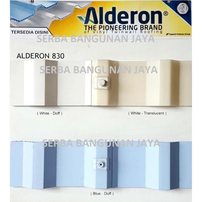 Jual ALDERON 830 ATAP UPVC WHITE TRANSLUCENT - Kota Bandung - Serba ...
