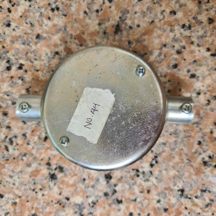 Jual Conduit Tdus T dus Galvanis Besi E19 1/2 inch junction cabang 2 ...