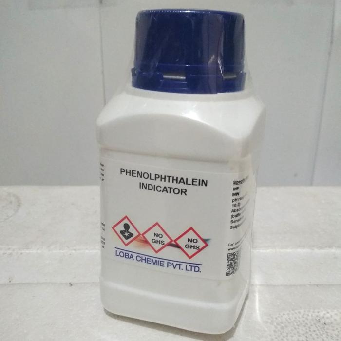 Jual phenolphtalein indicator / phenolphtalein indicator ecer 25g ...