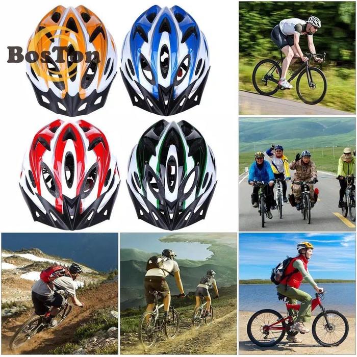 Jual Helm sepeda fixie mtb roadbike helem sepeda balap dengan visor ...