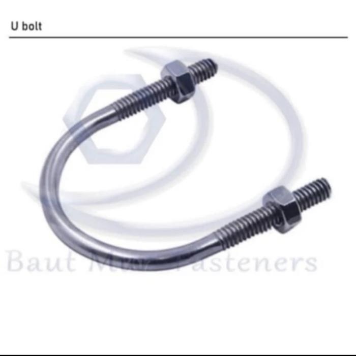 Jual 8" U bolt pipa -8 inch clam pipa -U bold galvanis DN 200 DN200 ...