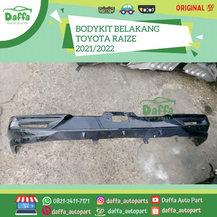 Jual Bodykit Rear Bumper Bemper Belakang Mobil Toyota Raize 2021 2022 ...