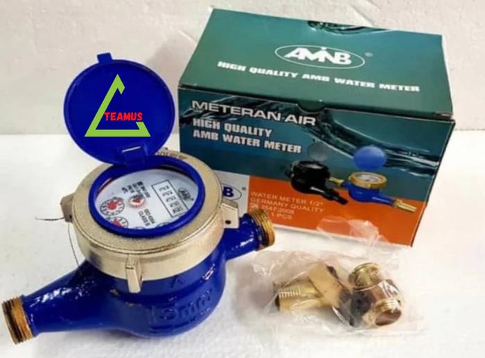 Jual METERAN AIR PDAM BESI METERAN PAM BODY BESI WATER METER 1/2" BESI ...