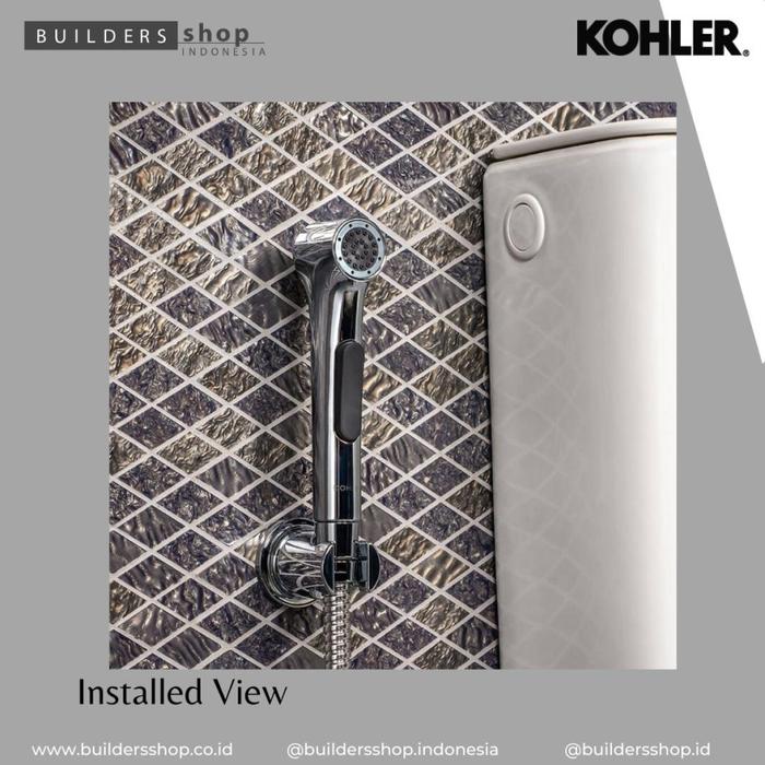 Jual Kohler Elate Hygiene Spray With Hose And Fixed Wall Bracket 97258x ...