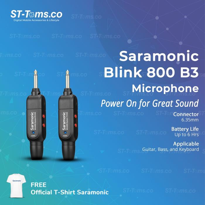 Promo Saramonic Blink 800 B3 (TX-635+RX-635) Wireless Microphone System ...