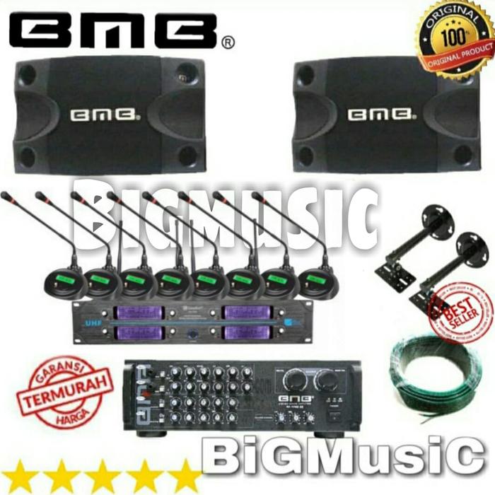 Jual Paket SoundSystem ruang rapat BMB CS 252 V 8 Inch Original 8 mic ...