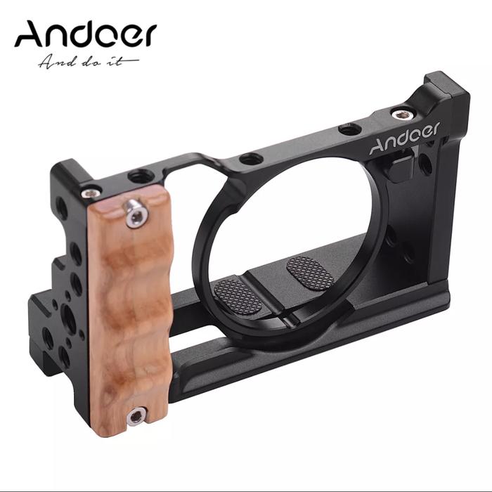 Jual andoer rig cage smallrig hand grip L plate kamera sony RX100 VI ...