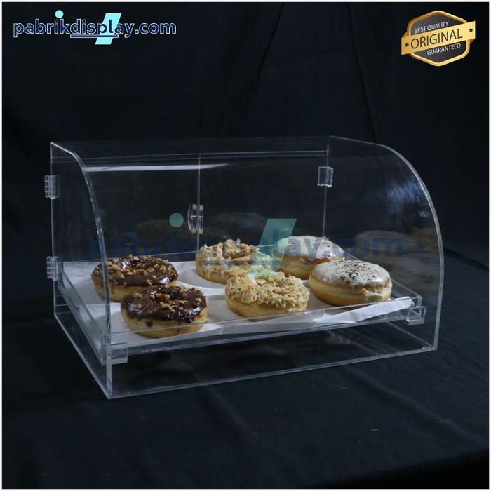 Promo Display kue akrilik rak | Acrylic Food Cupcake Bakery Shelves ...