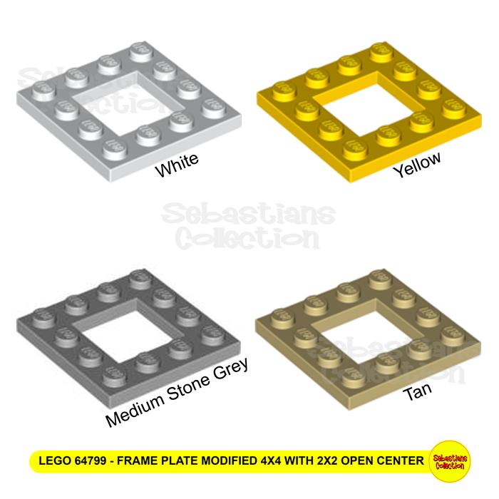Jual LEGO 64799 - FRAME PLATE MODIFIED 4X4 WITH 2X2 OPEN CENTER - Dark ...