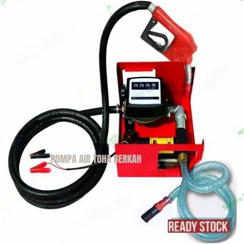 Jual Pompa solar Diesel Pump DC 12V Flow meter analog 4 digit Lengkap 1set - Jakarta Barat ...