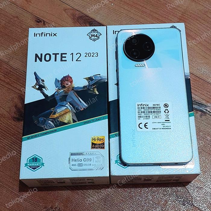 Jual INFINIX NOTE 12 2023 8/256 SECOND MULUS FULLSET ACC LENGKAP ...