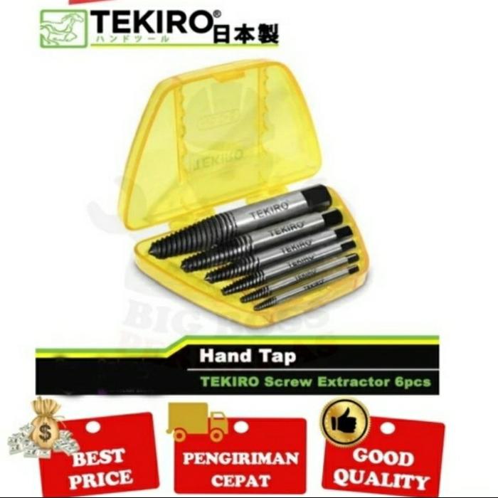Jual Tap Balik- Tap balik Tekiro Set-Tap Baut Patah- Screw Extractor ...