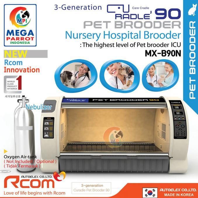 Jual Promo Rcom Inkubator Pet Brooder 90 Nebulizer Mx-B90N Large ...