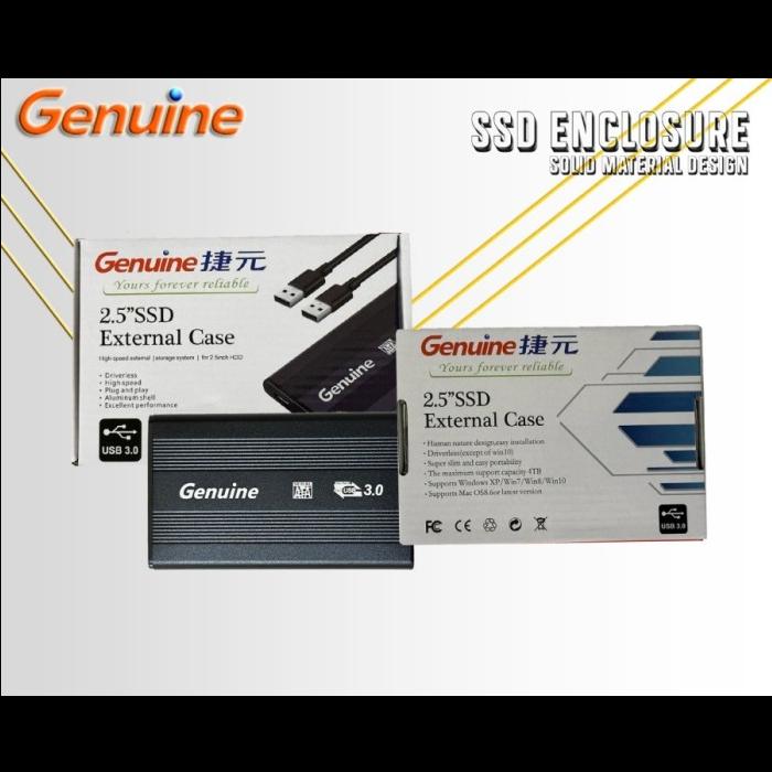 Jual Genuine Case External 2.5" USB 3.0 - Enclosure SSD / HDD ALUMINIUM ...