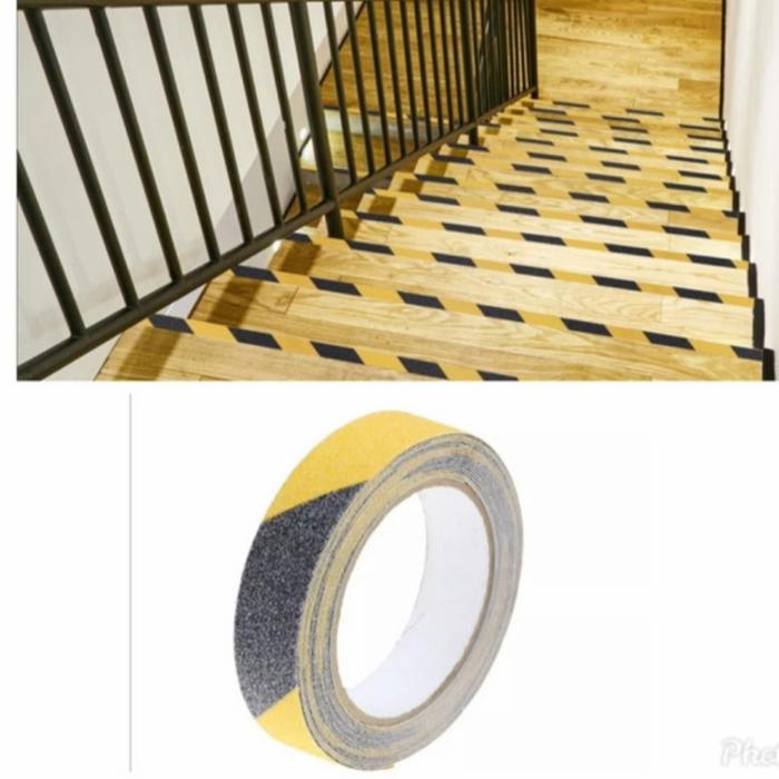 Jual Anti Slip Tangga Lantai Yellow Kombinasi Black Super Kuat 2,5cm x ...