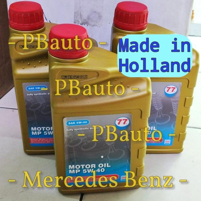 Jual Oli Mesin 77 MP 5w-40 MB229.5 Substitusi Engine Oil Bintang Mercy ...