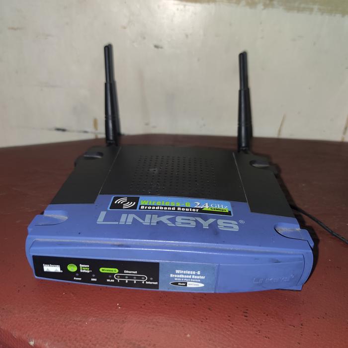 Jual Wireless G Broadband Router LINKSYS WRT54GL Kondisi Bekas Error ...