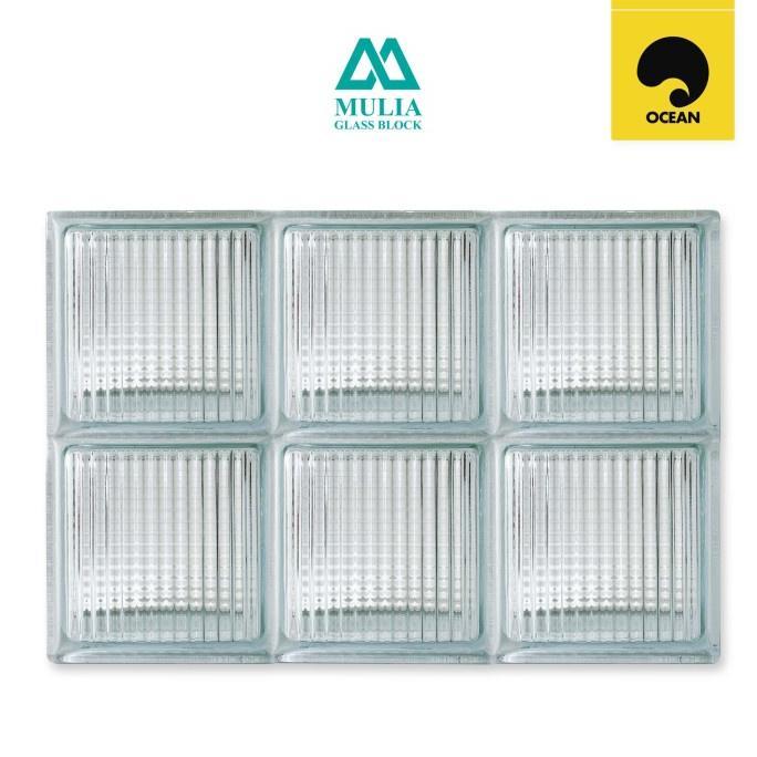 Jual Glass Block Dinding Mulia / Glass Blok Kaca Rumah 1 Dus (6 Buah ...