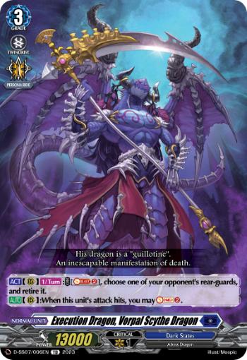 Jual D-SS07/006EN Execution Dragon, Vorpal Scythe Dragon | TD | VGD English - Jakarta Barat ...