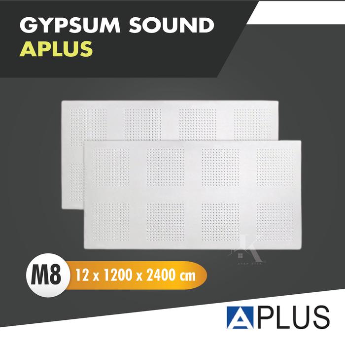 Jual Gypsum Sound M8 Perforated / Peredam Suara Gema / Aplus Sound / - Kota Bekasi - Atap_Kita ...