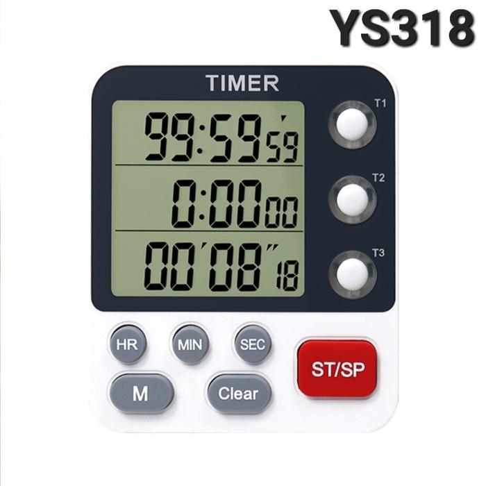 Jual AVPRO YS318 3-channels Kitchen Timer 100 Hours Countdown Timer ...