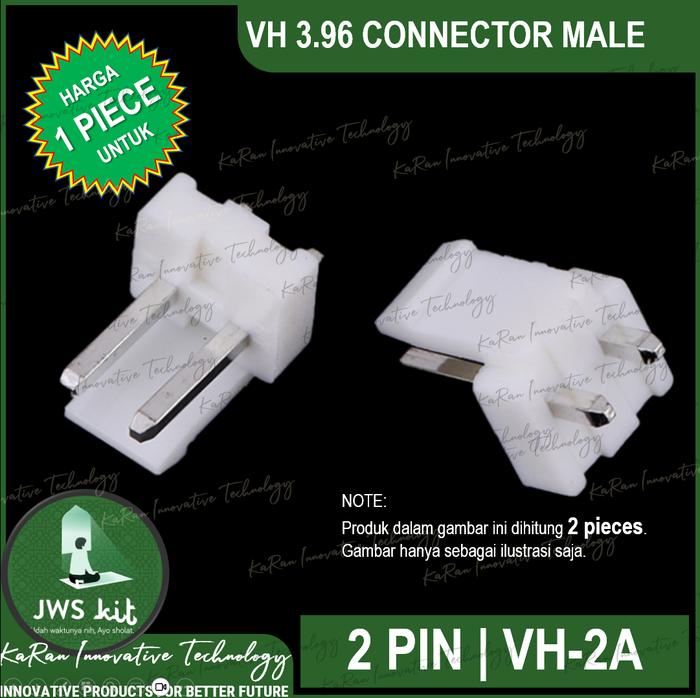 Jual VH3.96 konektor housing 2P 4P 4 pin 2 pin female connector DC VH 3.96 - FULL SET 4P - Kota ...