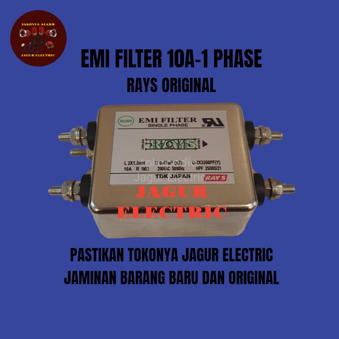 Jual EMI FILTER/NOISE FILTER 10A SINGLE PHASE RAYS ORIGINAL - Jakarta ...
