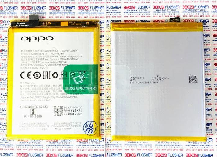 Jual Baterai Oppo A39 Battery A57 BLP619 Original Copotan BLP 619 ...