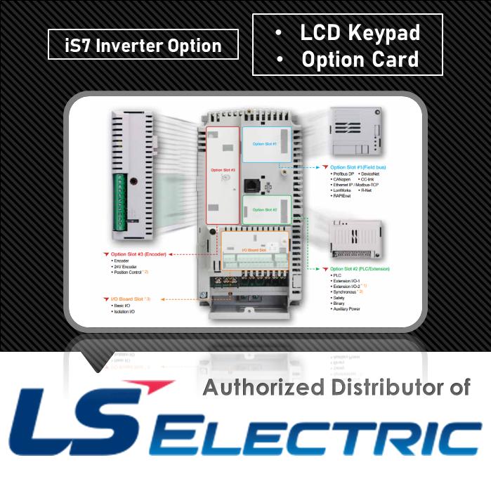Jual LS Electric iS7 Inverter VFD Option - iS7 Encoder - Kota Surabaya ...