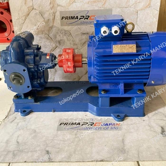 Jual Gear Pump KCB-200LPM 4kw 5,5hp Pompa Transfer Cairan Kental Oli ...