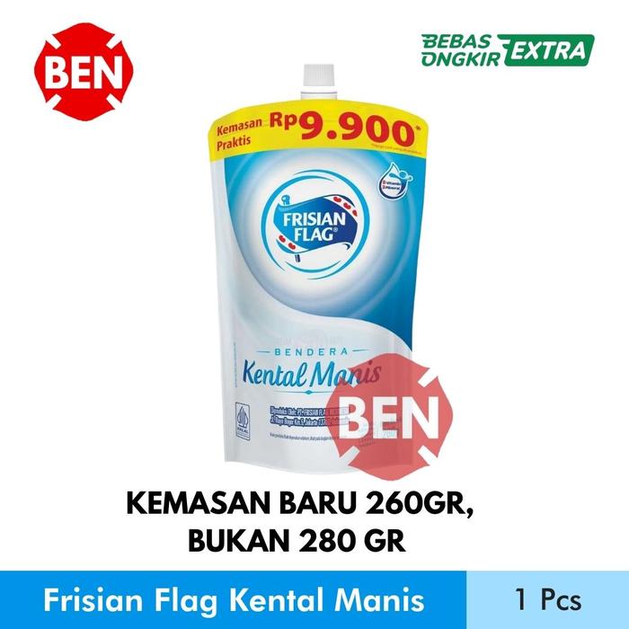 Jual Frisian Flag Susu Bendera KENTAL MANIS Pouch 280g 280gr Biru Putih - Jakarta Selatan - Ben ...