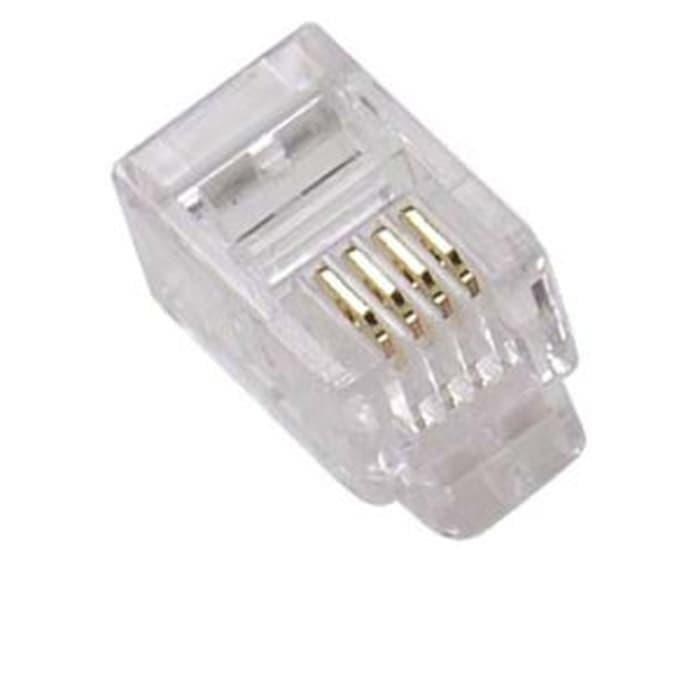 Jual Konektor Telepon RJ 11 / Connector Telpon RJ11 - Kota Surabaya ...