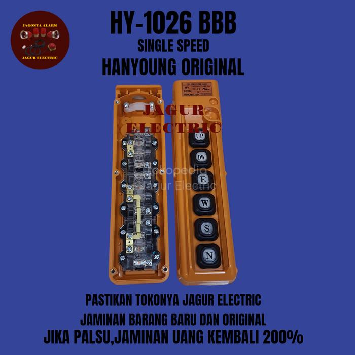 Jual HY-1026 BBB Push Botton Hoist 6 Tombol Hanyoung Original - Jakarta Barat - Jagur Electric ...