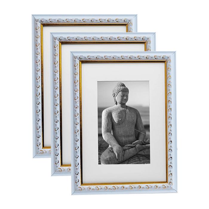 Jual Bingkai/Frame/Pigura a4 + Cetak Foto (20x30cm) Warna Putih Motif ...