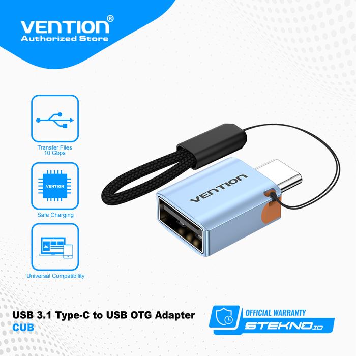 Jual Vention Adapter OTG USB Type C 3.1 Male to USB A Female Lanyard ...