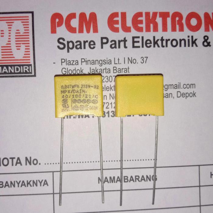 Jual MKT 0.047uF 275V~ 47nF 275V 473 275V~ MKP kapasitor Capacitor ...