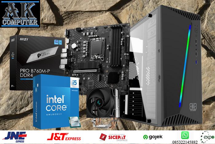 Jual [PC OFFICE RAKITAN] INTEL GEN 14 CORE i5 14600K + RAM 16GB + SSD 256GB - Kota Bandung - AK ...