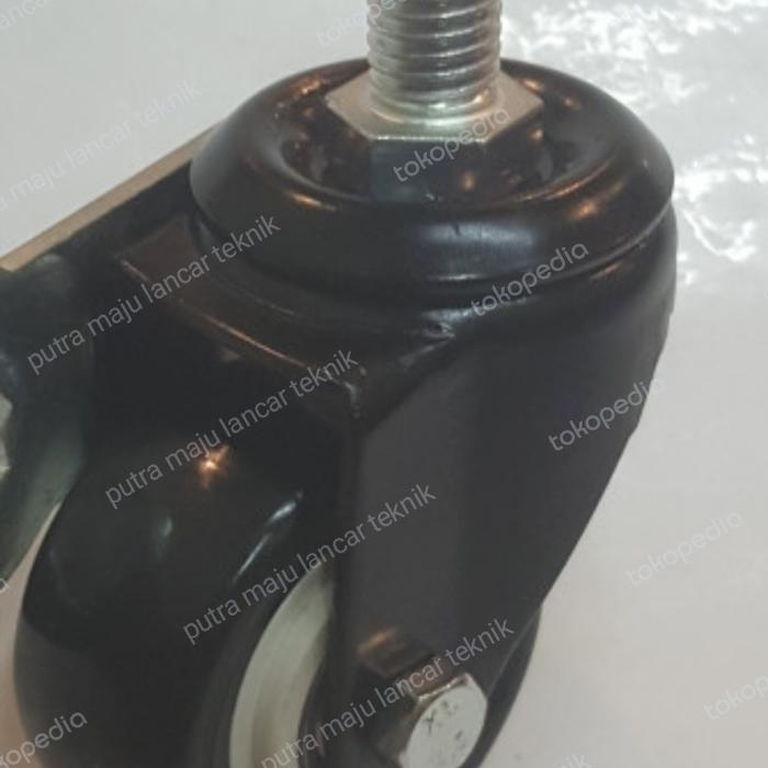 Jual roda PU black 2 inch caster Taiwan drat hidup - Kota Tangerang ...