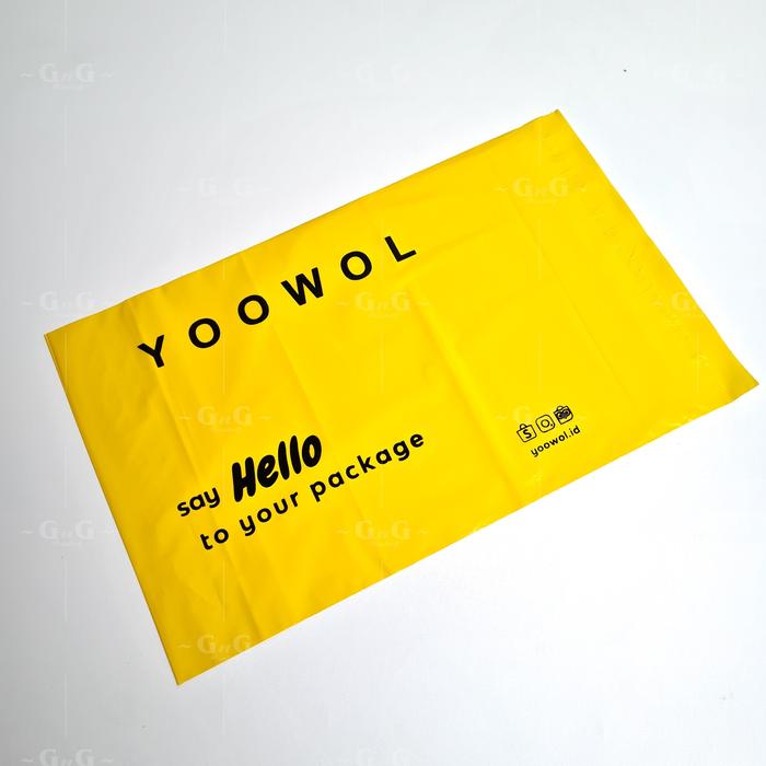 Jual Plastik Polymailer Packing Amplop Kuning Premium Custom Print ...