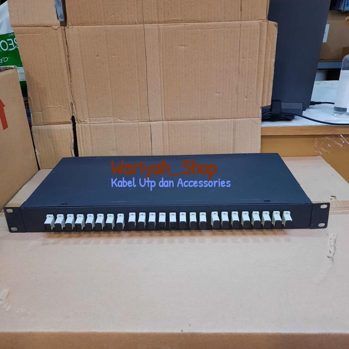 Jual OTB Rack 24 Core SC-SC Multimode Lengkap Adapter Saja - Jakarta ...