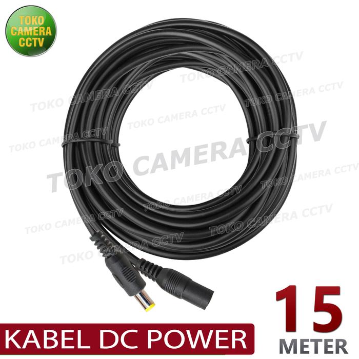 Jual KABEL DC POWER EXTENDER 15 METER SAMBUNGAN KABEL EXTENSION 15M ...