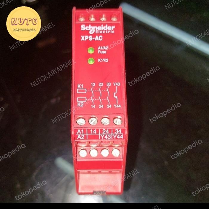 Jual SCHNEIDER PREVENTA SAFETY RELAY XPS-AC / XPSAC5121 24VAC - Kota ...